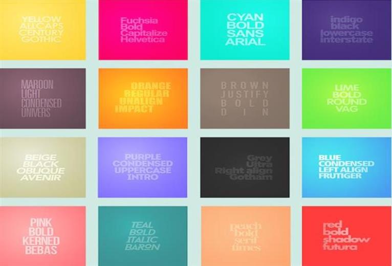 Exquisite Typography Posters That Give You Font And Color Thoughts For ...