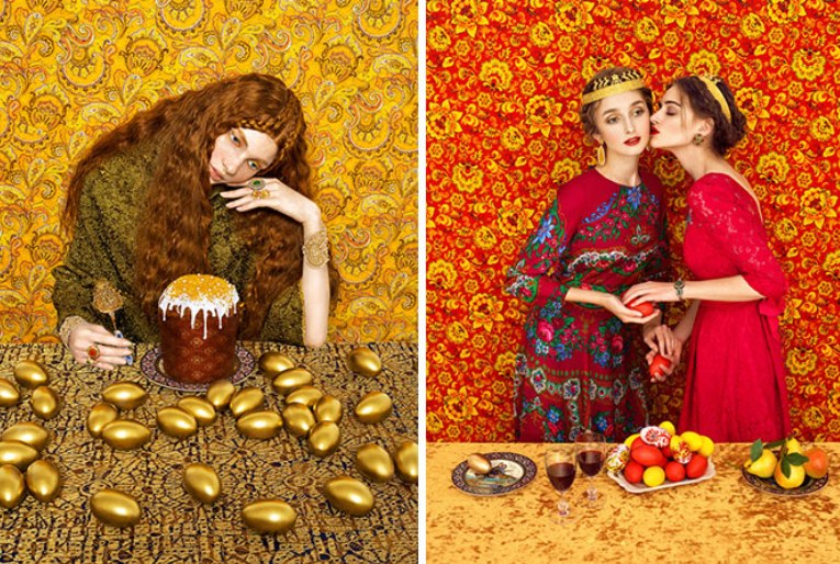 Modern Women Wearing Traditional Slavic Clothing Celebrate The Unique ...
